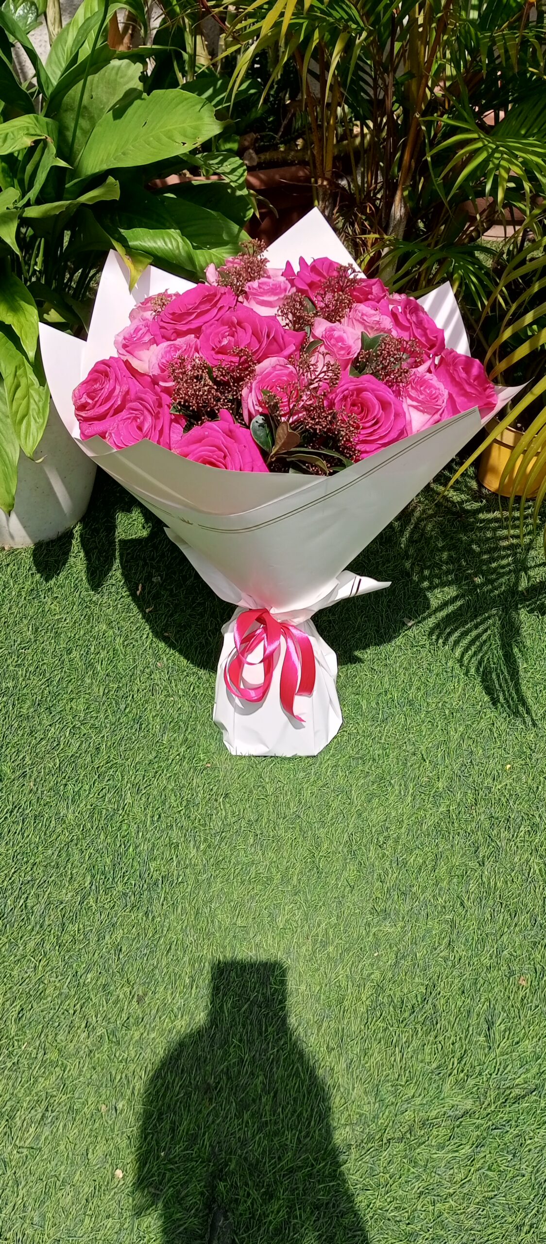 Pink roses bouquet – Flowerexpression